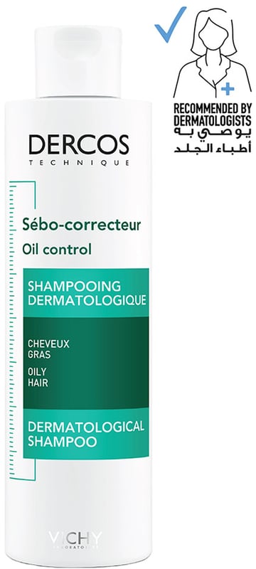 Vichy Dercos Oil Control Shampoo 200mL in UAE | BasharaCare