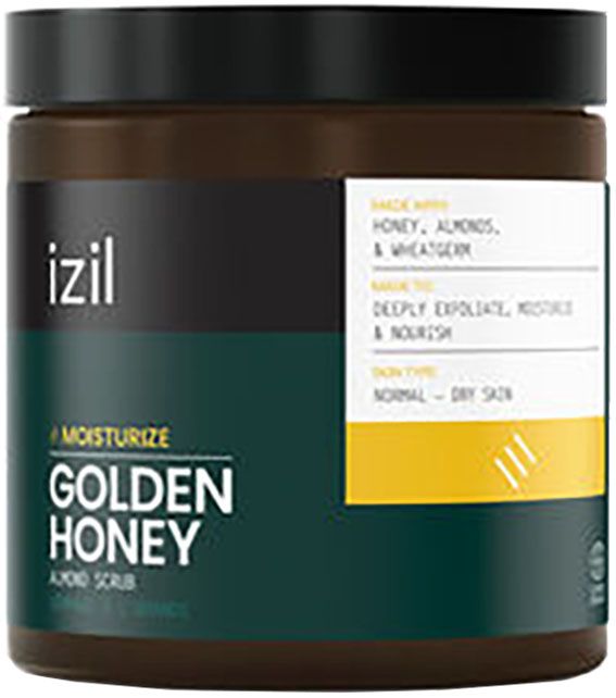 Izil Beauty Golden Honey Almond Scrub 250g in UAE | BasharaCare