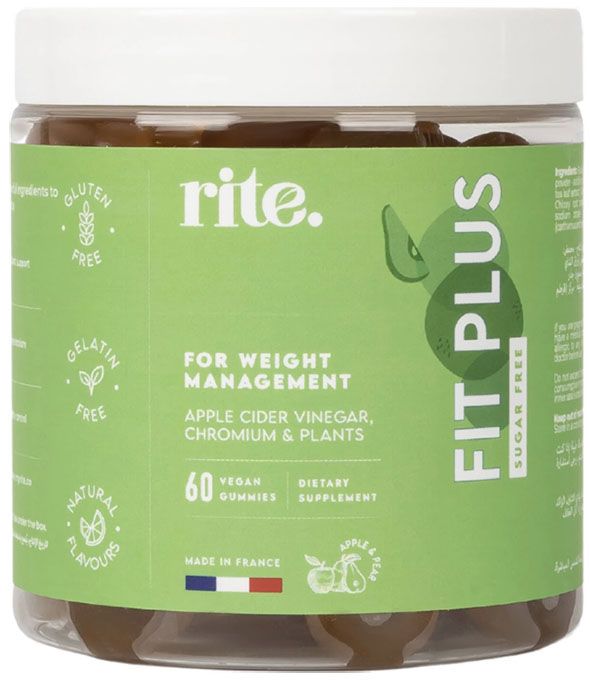 Rite FIT PLUS Vitamin Gummies Sugar-Free - 60 Gummies in UAE | BasharaCare