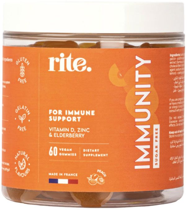 Rite IMMUNITY Vitamin Gummies Sugar-Free - 60 Gummies in UAE | BasharaCare