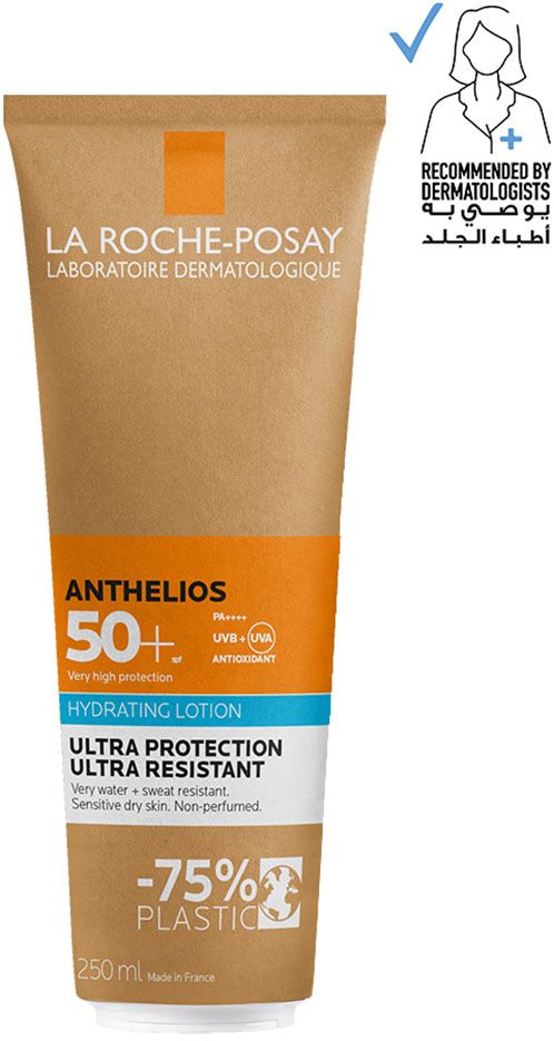 La Roche Posay Anthelios Hydrating Lotion Sunscreen SPF 50+ 250mL in ...