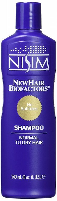 Nisim NewHair Biofactors shampoo - Normal to Dry 240mL
